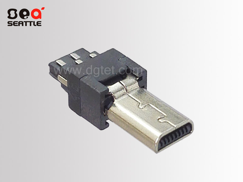 MINI USB 8P公头焊线式连接器-东莞市特图精密电子有限公司